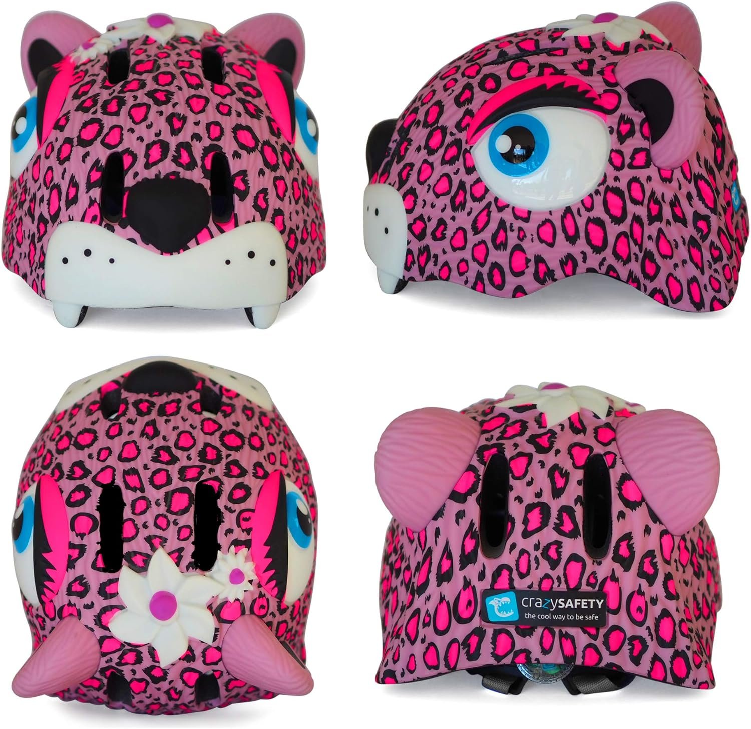 CASCO LEOPARD BICYCLE HELMET – PINK – PEDELEC CANARIAS